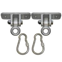 China Heavy Duty Ductile Iron Swing Hanger with Swing Hook for Outdoor Patio 500 lbs Capacity for sale
