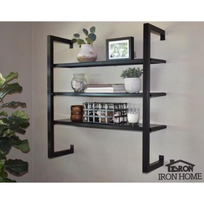 China Brass Floating Wall Shelf Bracket Single Side Drilling Process Custom Size OEM Hardware for sale