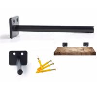 China Customized Metal Countertop Support Bracket OEM Hardware Parts Milling 200kg Load for sale