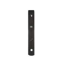 China Custom 12x8 Black Power Coating Heavy Duty Triangle Shelf Bracket and Drilling Process for sale