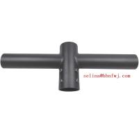China 2 Light Round Pole Arm 180D Mount Street Light Bracket with Slipfitter Trunion Custom Size for sale