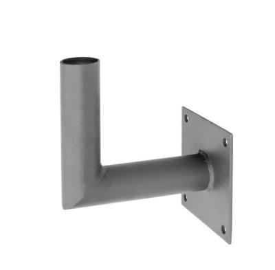 China Galvanized Street Light Pole Bracket Arm Custom Sizes OEM Steel Aluminum Stainless Steel for sale