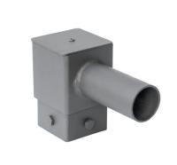 China Galvanized Street Light Pole Bracket Arm Custom Sizes OEM Steel Aluminum Stainless Steel for sale