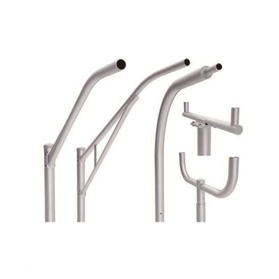 China Hot-Dip Galvanized Steel Lamp Post Flag Bracket Single-Side Design Custom Size OEM for sale