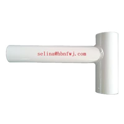China Customized Steel Aluminum Single Arm Horizontal Pole Top Bracket for Street Light for sale