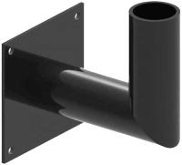 China Anodized 90 Degree L-Shape Square Pole Top Bracket for LED Shoebox Parking Lot Light Pole for sale