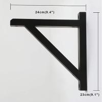 China Nanfeng Metal Wall Mounted Shelf Bracket Multipurpose Custom Design 80kg Load Capacity for sale