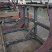 China Custom Carbon Steel Welding Pipe Bracket 80mm for Industrial Iron Mild Steel Spare Parts for sale