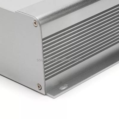 China Custom Extruded Aluminum Amplifier Housing 1-15mm Thickness for Furniture for sale