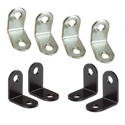 China Custom L Shaped Metal Bracket Stamping for Cabinet Shelf Mounting Hanging Straps for sale