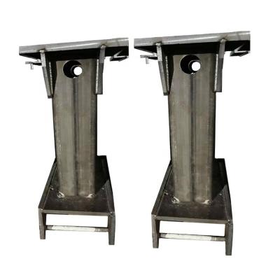 China Custom Welded Street Light Poles Large Steel Construction Parts OEM ODM for sale
