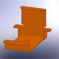 China Custom U Shaped Metal Bracket Stamping Stainless Steel Aluminum 1mm Thickness for Industrial Machinery for sale