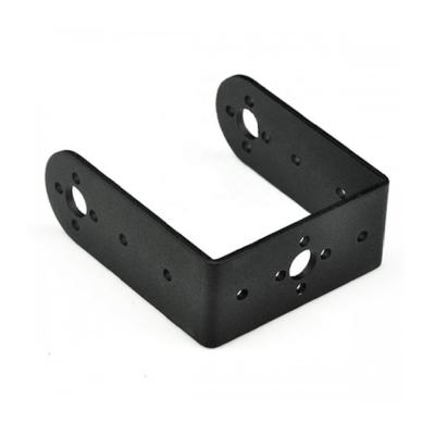 China Custom U Shaped Metal Bracket Stamping for Cabinet Shelf Mounting with Painting Finish for sale