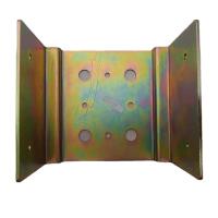 China Custom Carbon Steel Stamping Joist Hanger Angle Bracket for Wood Construction 80x80mm for sale