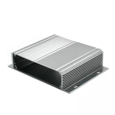 China Zinc Plated Custom Extruded Aluminum LED Heatsink Housing Case Enclosure 1-15mm for sale