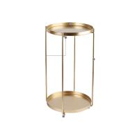 China Custom Size End Tables Pack of 2 for Small Spaces Durable Metal Frame 18x18x24 Inch for sale
