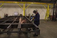 China Custom Metal Frame Welding Fabrication for Engines ISO9001 16Tons 500Tons for sale