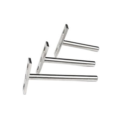 China Customized Adjustable Heavy Duty Floating Shelf Bracket with Stamping Process for sale
