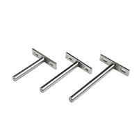 China Customized Adjustable Heavy Duty Floating Shelf Bracket with Stamping Process for sale