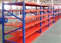 China Multi-Level Heavy Duty Warehouse Storage Rack Carbon Steel 0.05mm Tolerance for sale