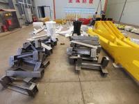 China High Precision Welded Steel Tower Crane Mast Section 290g Spare Parts for Construction for sale