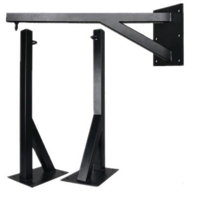 China Custom Heavy Duty Boxing Bag Rack for Hanging and Storage 80kg Capacity Steel Frame for sale