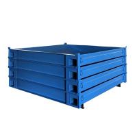 China Custom Heavy Duty Slatted Pallet 1-15mm Thickness Powder Coated Steel Bending Process for sale