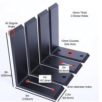 China Nonstandard Custom Floating Table Bracket Service/Wall Mount Shelf Brackets Carbon Steel for sale