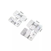 China Customized Industrial Interlocking Stainless Steel Photo Frame Hook Flush Mount Brackets for sale