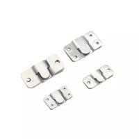 China Customized Industrial Interlocking Stainless Steel Photo Frame Hook Flush Mount Brackets for sale