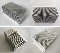 China Custom Aluminum Heat Sink Profile 0.4-3mm Thickness OEM Anodized for Spatula Design for sale