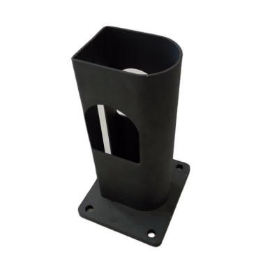 China Customized Powder Coated Steel Wood Fence Post Anchor Base 1-15mm Thickness for Furniture for sale