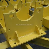 China Customized Heavy Duty Steel Post Base Fence Anchor Surface Mount Plate 1-15mm Thick for sale