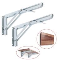 China Wall Mounted Metal Shelf Brackets with Welding Process and Protective Coating for sale