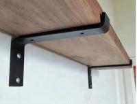 China Wall Mounted Metal Shelf Brackets with Welding Process and Protective Coating for sale