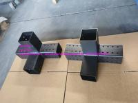 China Quad Peak 30 Bracket Double Pergola 4inch with 6x6 Lumber Shoulder and Lag Bolts 1mm-12mm Thickness for sale
