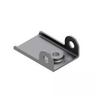 China Black Metal Outdoor Flag Bracket Holder Welding Tube Parts 290g Customizable for sale