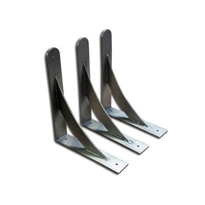 China Custom Stainless Steel Triangle Shelf Bracket 0.4-3mm Thickness OEM Hardware for sale