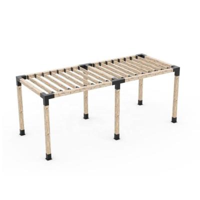 China Modular Steel Pergola Brackets 1mm-12mm Thickness ISO9001 Certified Custom Sizing for sale
