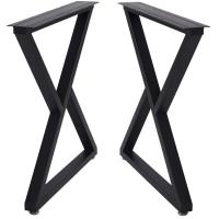 China Custom Heavy Duty Steel Bench Table Leg for Industrial Furniture 80cm Height for sale