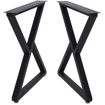 China Custom Heavy Duty Steel Bench Table Leg for Industrial Furniture 80cm Height for sale