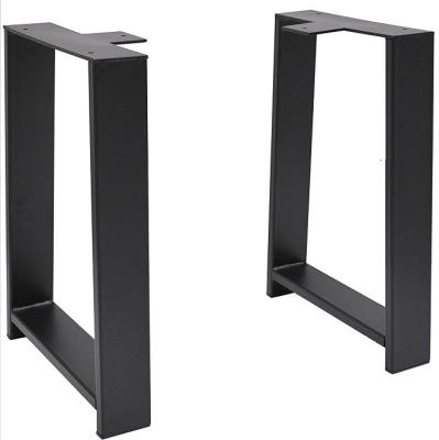 China Custom Heavy Duty Cast Iron Steel Table Frame for Industrial Restaurant Furniture 80cm for sale