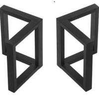 China Custom Heavy Duty Cast Iron Steel Table Frame for Industrial Restaurant Furniture 80cm for sale