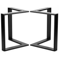 China Custom Heavy Duty Cast Iron Steel Table Frame for Industrial Restaurant Furniture 80cm for sale