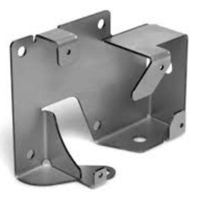 China Stainless Steel Right Angle Bracket Powder Coated Bending Fabrication OEM Custom for sale