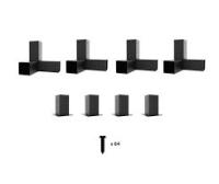 China Custom Steel Pergola Brackets Kit with Powder Coating for Outdoor Construction for sale