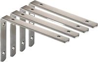 China Custom Stainless Steel Mounting Bracket 1-15mm Thickness OEM Hardware for Furniture Industrial Shelf for sale