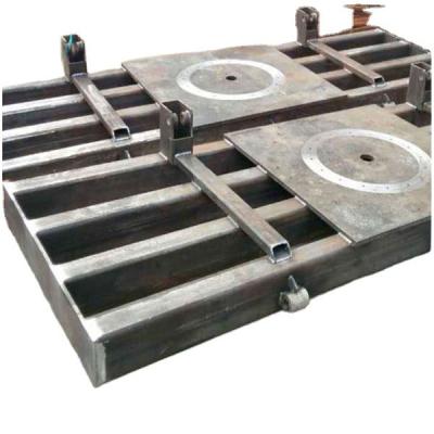 China Custom Pipe Fabrication Aluminum Stainless Steel Welding Robot Mounting Base 1000mm for sale
