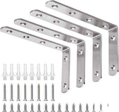 China Custom Stainless Steel Aluminum Wall Mounted Shelf Bracket 1-15mm Thickness OEM for sale