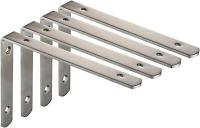 China Custom Stainless Steel Aluminum Wall Mounted Shelf Bracket 1-15mm Thickness OEM for sale